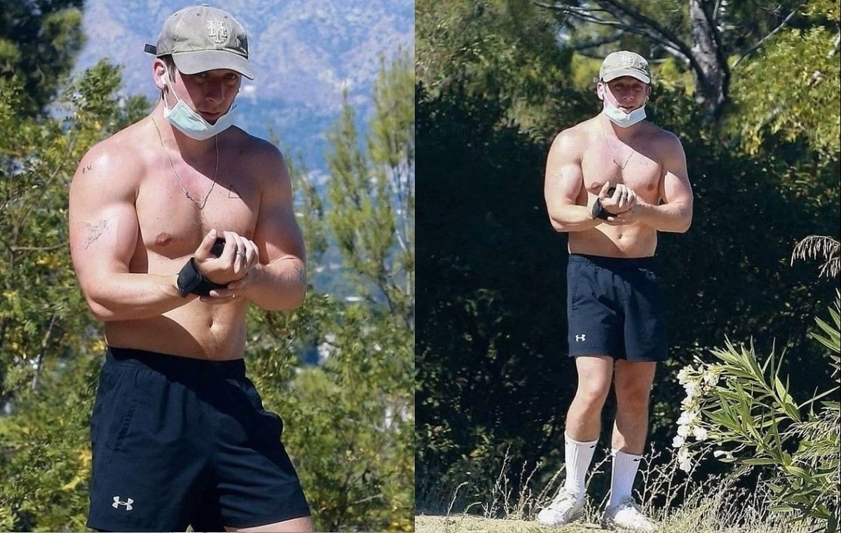 Jeremy Allen White shows off his chiseled physique after a workout ...