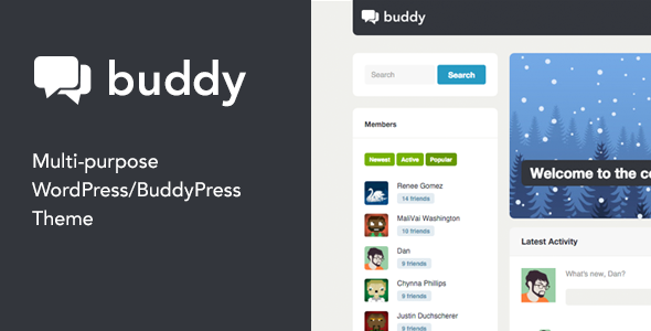 Descargar: Buddy: tema simple de WordPress y BuddyPress - Recurso Wordpress