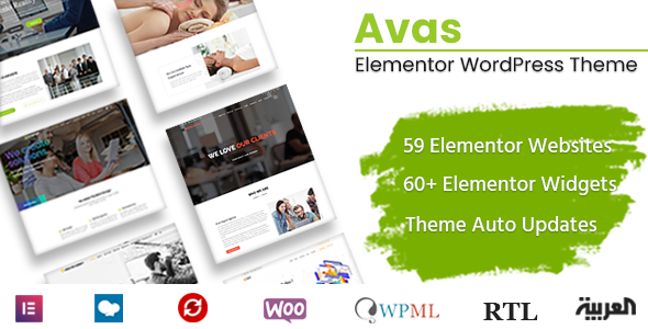 Descargar: Avas - Tema de Elementor para WordPress - Recurso Wordpress