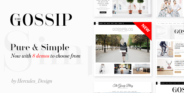Descargar: Gossip - Blog personal de WordPress puro y simple - Recurso ...