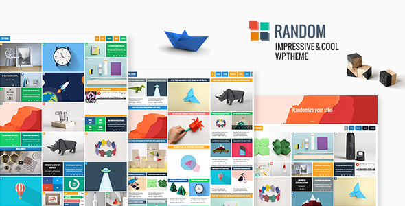 Descargar: Random - Impresionante y genial tema de WP - Recurso Wordpress