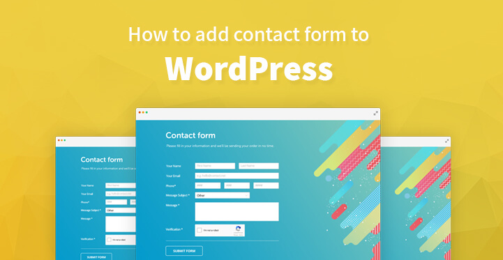 C mo Agregar Un Formulario De Contacto A WordPress Recurso Wordpress