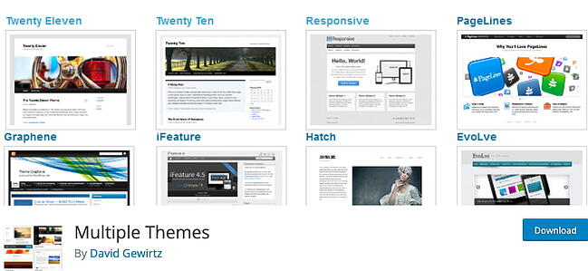 Cómo usar múltiples temas de WordPress en sus sitios web - Recurso Wordpress