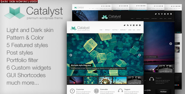 Descargar: Tema Catalyst Wordpress Portafolio - Recurso Wordpress
