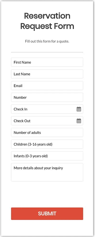 10 plantillas y complementos de formulario de reserva gratuitos ...