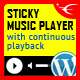 Descargar: Complemento de WordPress Sticky HTML5 Music Player - Recurso Wordpress