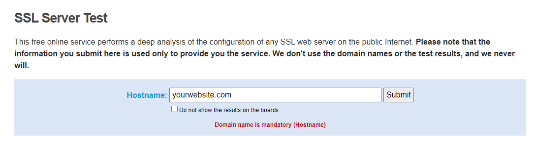 ¿Cómo soluciono el error "Error en el protocolo de enlace SSL ...