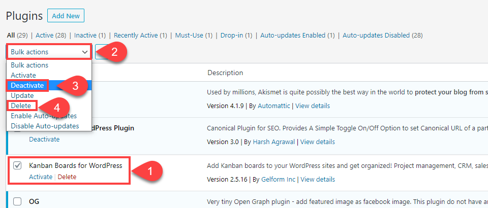 ¿Cómo desinstalar limpiamente los complementos de WordPress? - Recurso Wordpress