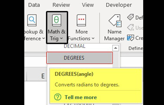 Función De Grados En Excel. Qué Es, Cómo Usarla Y 3 Ejemplos - Recurso ...