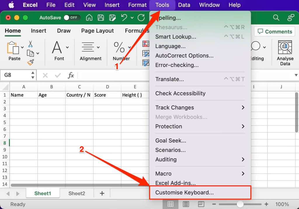 Los 18 mejores atajos de Excel para usuarios de Mac - Recurso Wordpress