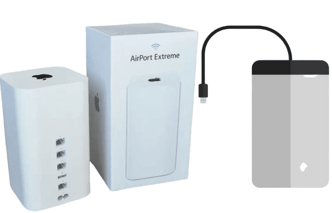 Cómo conectar un disco duro USB externo a su AirPort Extreme - Recurso Wordpress