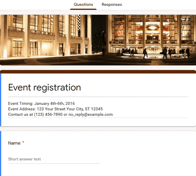 Las 10 mejores plantillas de formularios de Google - Recurso Wordpress