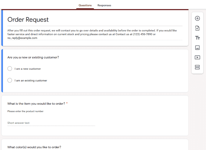 Las 10 mejores plantillas de formularios de Google - Recurso Wordpress