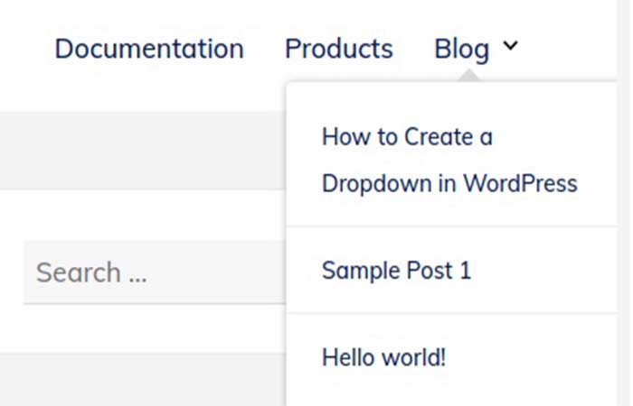 Cómo crear un menú desplegable en Wordpress - Recurso Wordpress