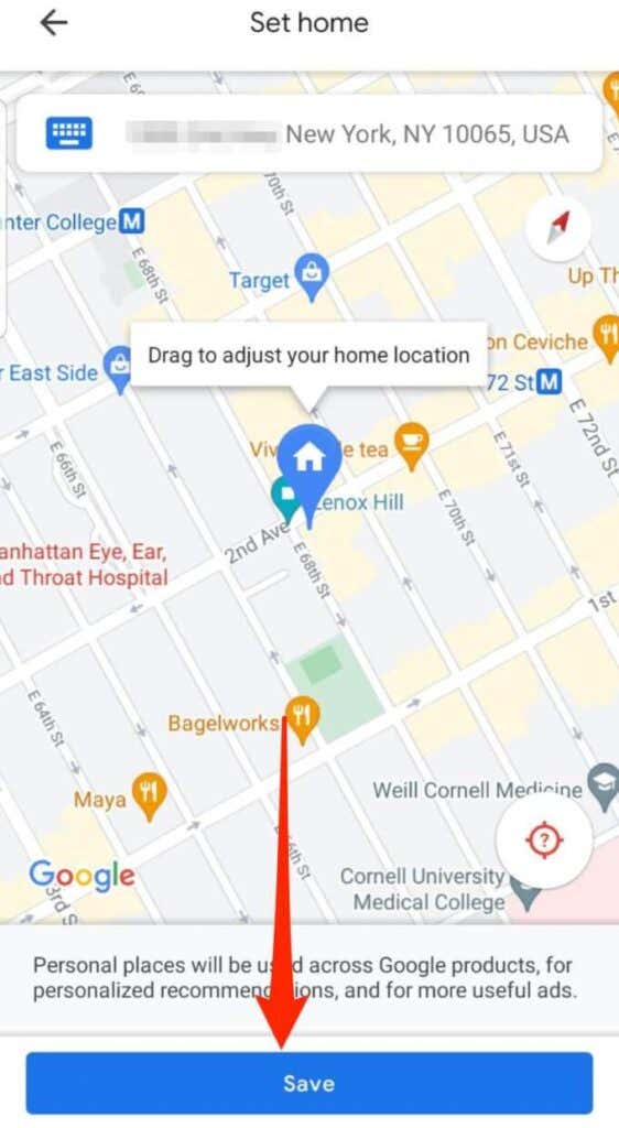 Cómo configurar la dirección de tu casa en Google Maps - Recurso Wordpress
