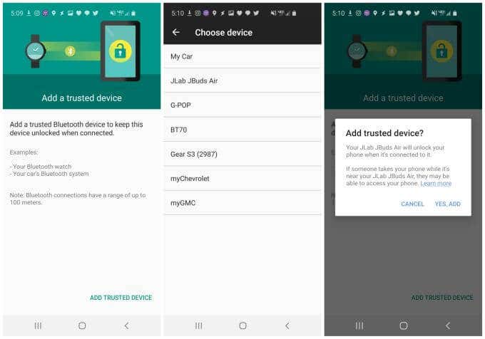 Cómo utilizar dispositivos de confianza de Android - Recurso Wordpress