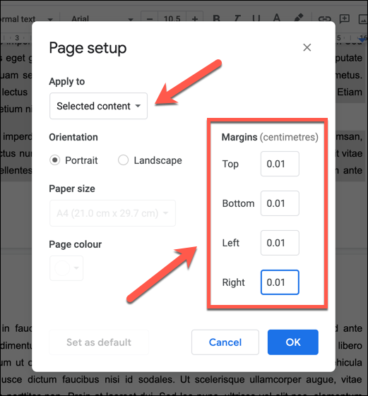 Cómo cambiar los márgenes en Google Docs - Recurso Wordpress