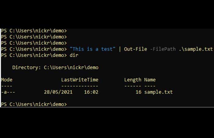 Cómo crear un archivo en el símbolo del sistema en Windows - Recurso ...