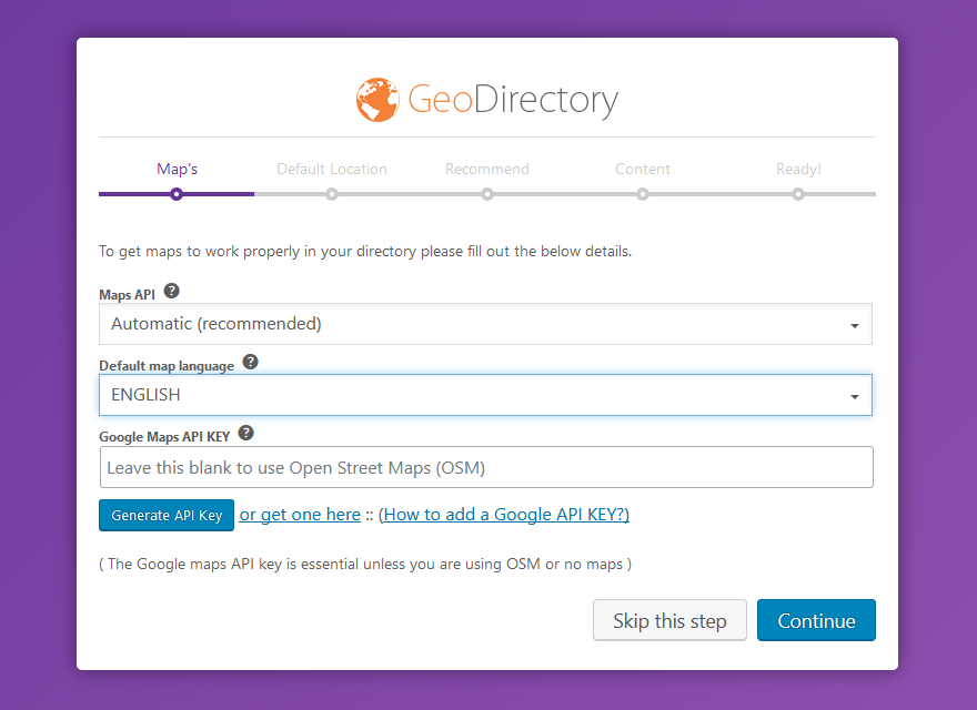 Cómo crear un directorio de empresas con WordPress y GeoDirectory - Recurso Wordpress