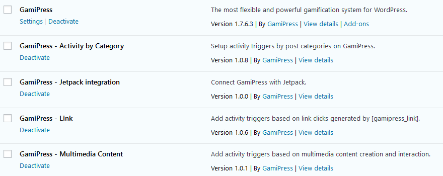 GamiPress: revisión y descripción general - Recurso Wordpress