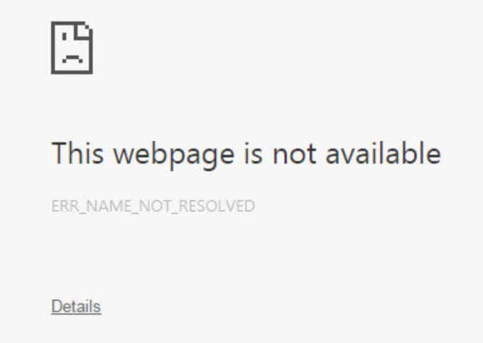 Cómo corregir un error ERR_NAME_NOT_RESOLVED en Google Chrome - Recurso Wordpress
