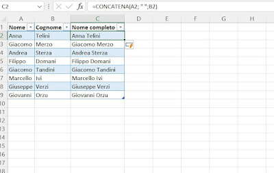 Cómo concatenar celdas en Microsoft Excel - Recurso Wordpress