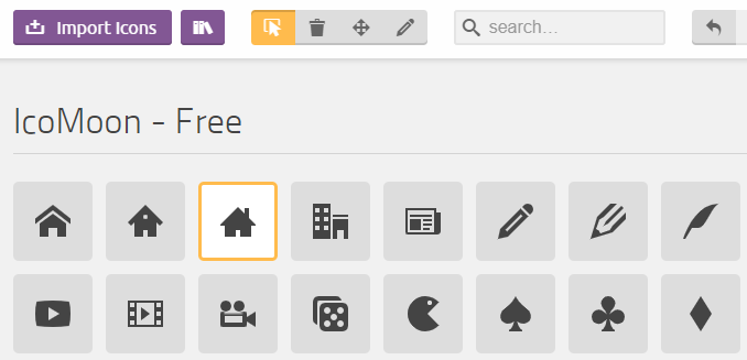 Uso de iconos y vectores de Icomoon en WordPress - Recurso Wordpress