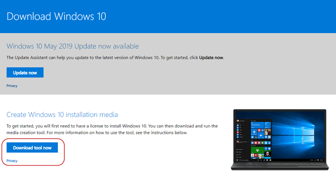 Cómo crear una memoria USB de instalación con Windows 10 - Recurso Wordpress
