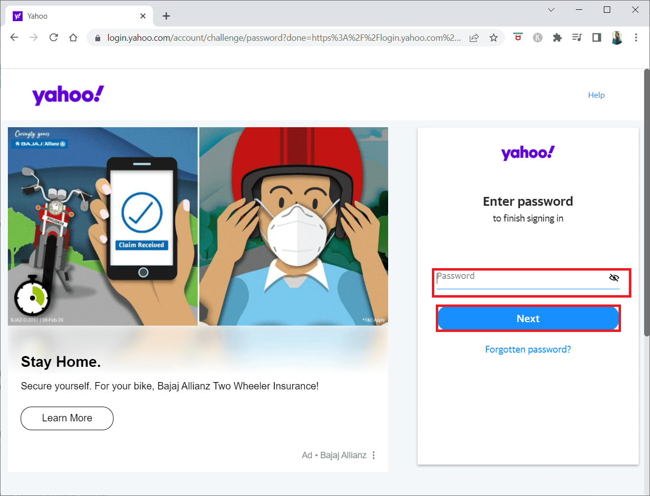 Solucionar el error de correo de Yahoo 0x8019019a - Recurso Wordpress