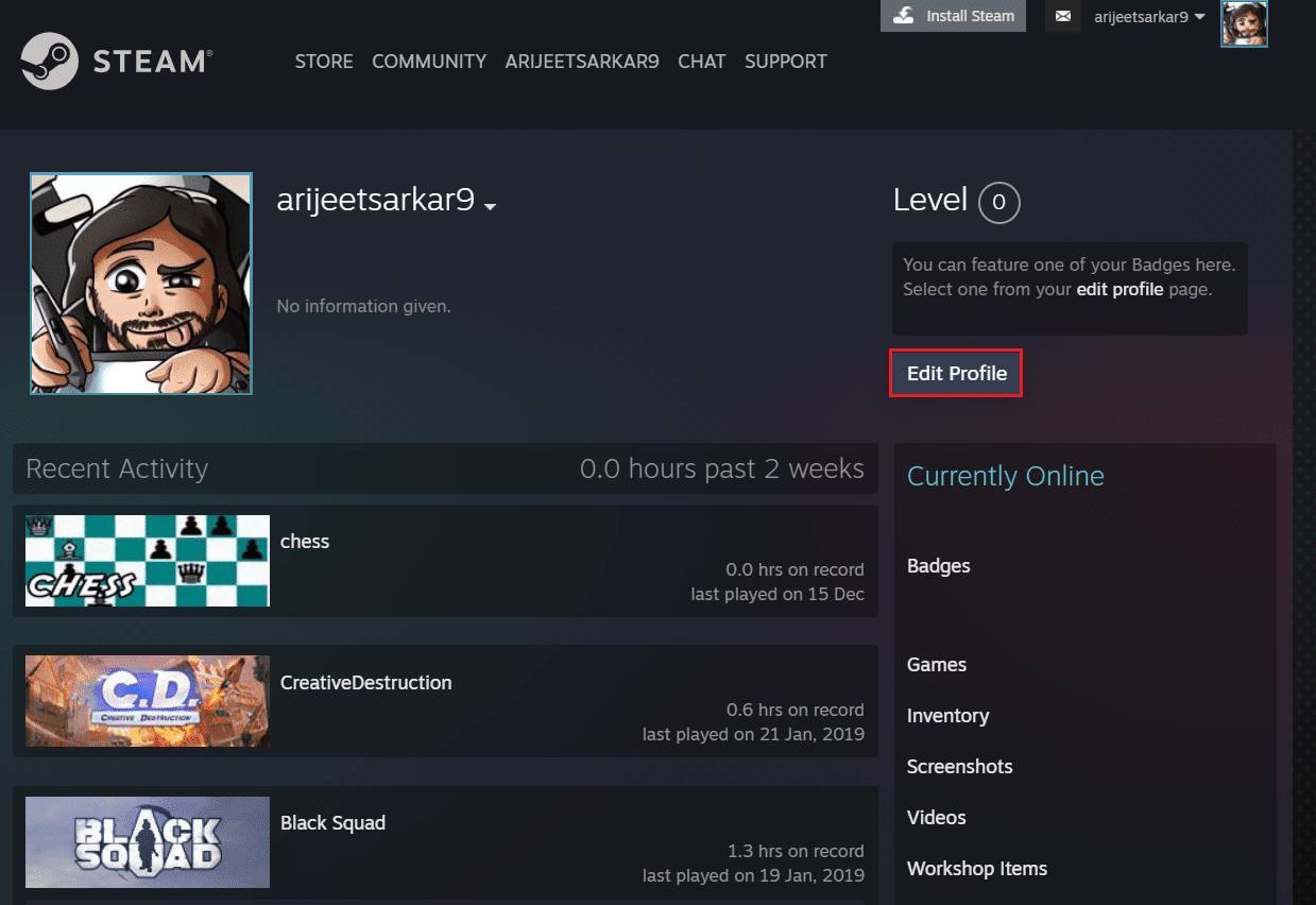 Cómo cambiar la imagen de perfil de Steam - Recurso Wordpress