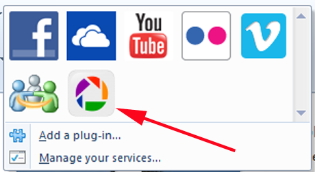 Cómo publicar fotos en Picasa y Google+ con la Galería fotográfica de Windows - Recurso Wordpress