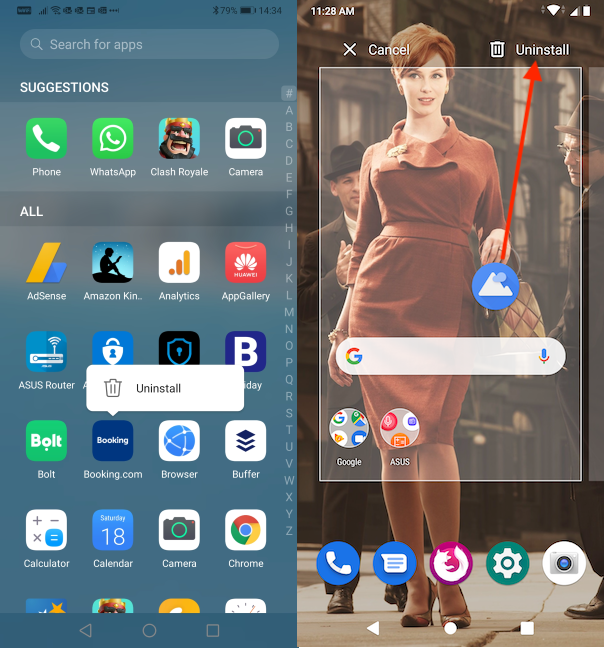 4 formas de desinstalar aplicaciones en Android - Recurso Wordpress