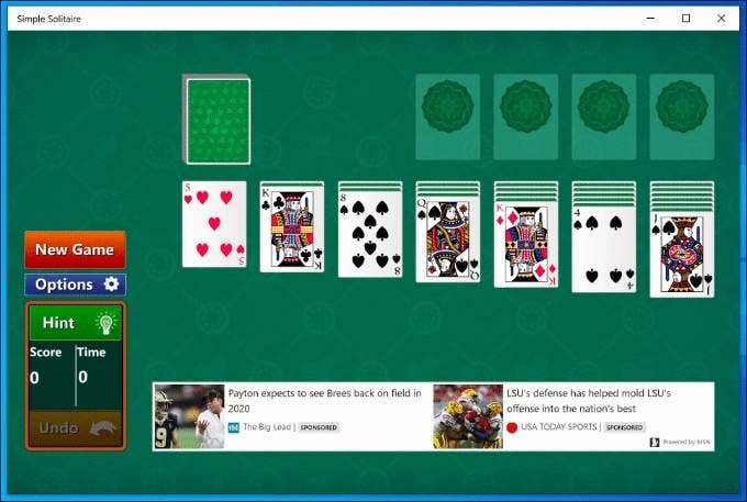 Las 7 mejores versiones de software de Solitaire para Windows 10 - Recurso Wordpress