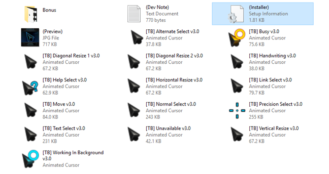 Descargue los 30 mejores cursores de mouse para Windows - Recurso Wordpress