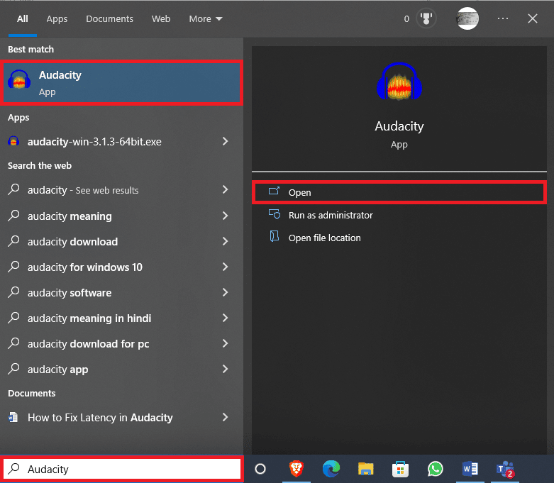 Cómo corregir la latencia en Audacity en Windows 10 - Recurso Wordpress