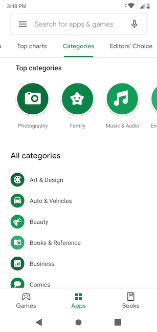 Cómo usar Google Play Store para instalar aplicaciones y juegos para Android - Recurso Wordpress
