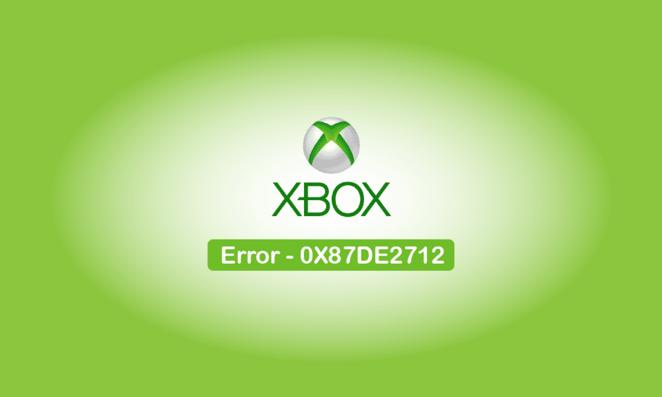 Reparar 0x87de2712 Error de Xbox One - Recurso Wordpress