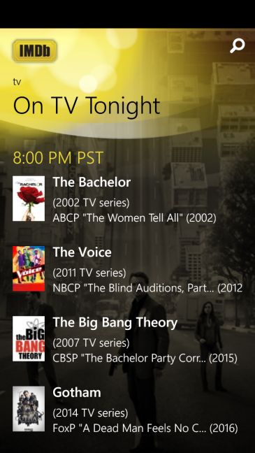 6 cosas que puede hacer con la aplicación IMDb para Windows Phone y Windows 10 Mobile - Recurso ...