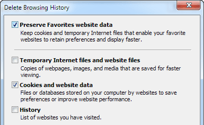 Cómo habilitar las cookies en Internet Explorer - Recurso Wordpress