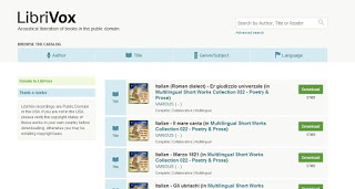 Descarga audiolibros italianos para escuchar la lectura de voz - Recurso Wordpress