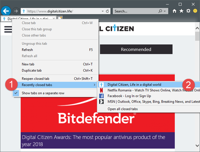 ¿Cómo inicio Internet Explorer con pestañas de la última sesión o ...