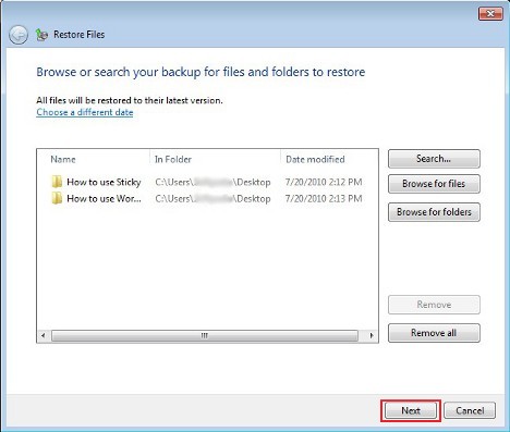 como restaurar archivos y carpetas - Recurso Wordpress