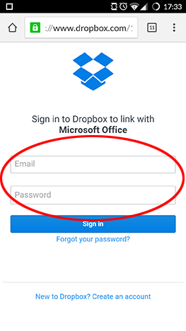 Cómo vincular su cuenta de Dropbox con las aplicaciones de Android de Microsoft Office - Recurso ...