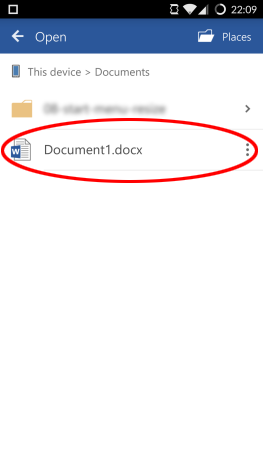 Cómo abrir documentos en Microsoft Word en Android - Recurso Wordpress
