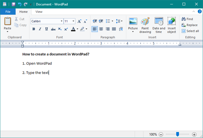 Cómo trabajar con WordPad en Windows - Recurso Wordpress