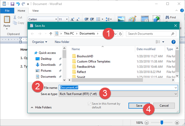 Cómo trabajar con WordPad en Windows - Recurso Wordpress
