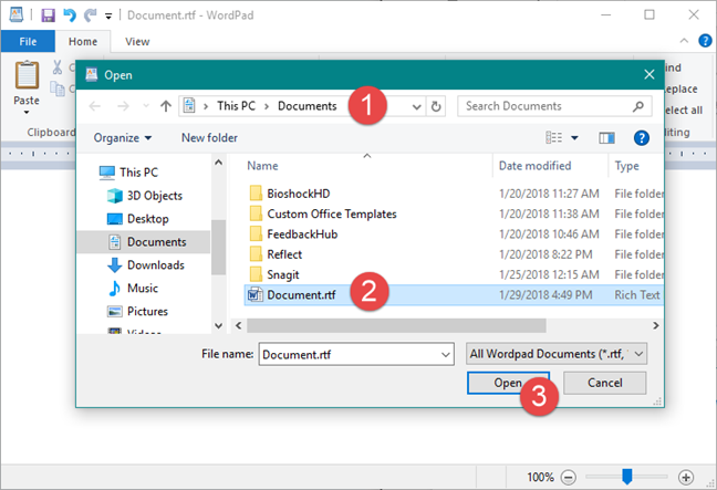 Cómo trabajar con WordPad en Windows - Recurso Wordpress