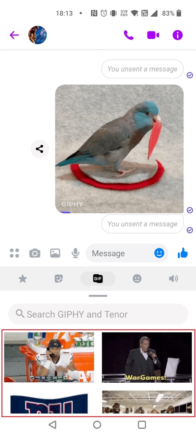Cómo eliminar un GIF en un comentario de Facebook - Recurso Wordpress
