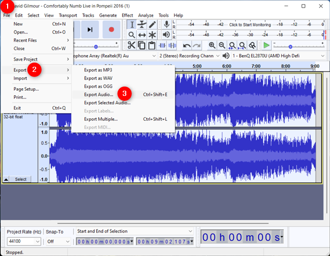 Cómo usar Audacity para invertir audio en Windows - Recurso Wordpress