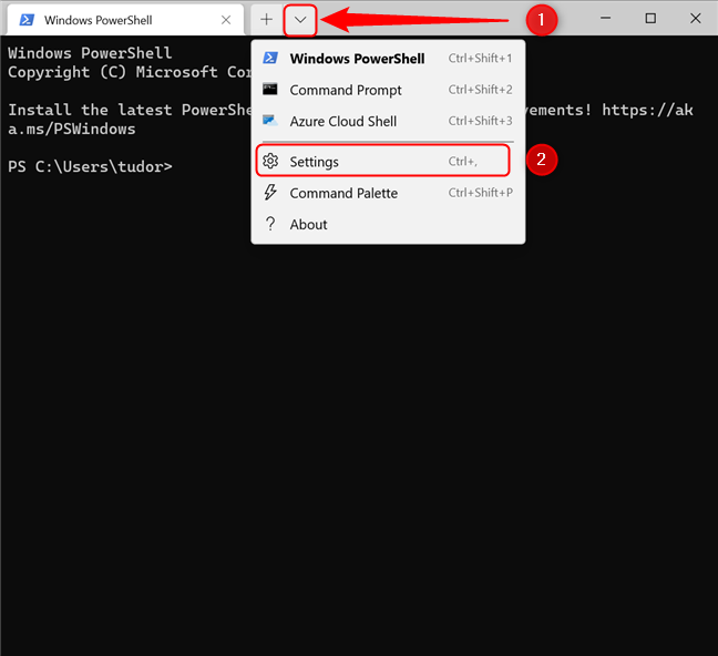 ¿Cómo cambio entre CMD y PowerShell en Windows Terminal? - Recurso ...